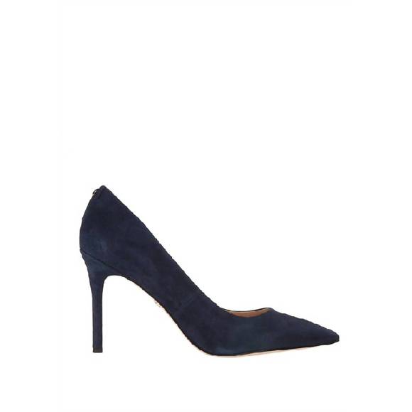 Sam Edelman | Shoes | New Sam Edelman Hazels Pump In Navy Suede | Poshmark
